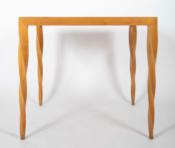 Johan Tapp Leather Top Games Table – Avery & Dash Collections