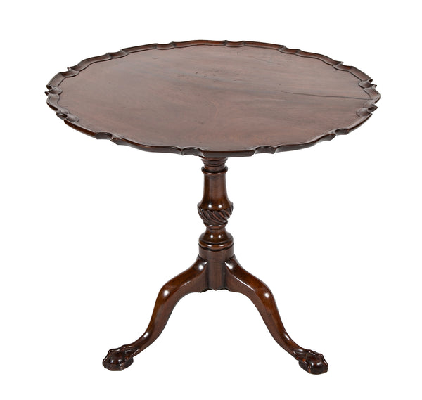 An 18th Century Mahogany Pie Crust Birdcage Tilt & Turn Table – Avery ...