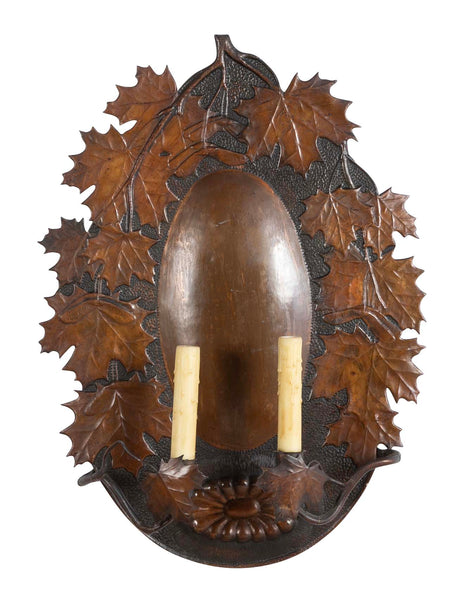 Pair of Dutch Baroque Style Copper Repousse Sconces – Avery & Dash ...