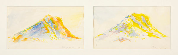 Two Watercolor Landscapes by Peter Brandes – Avery & Dash Collections